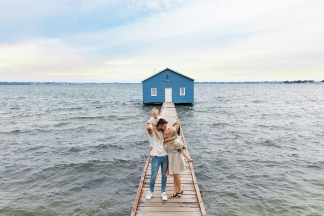 Perth's Iconic Blue Boatshed - Lilypad Photography